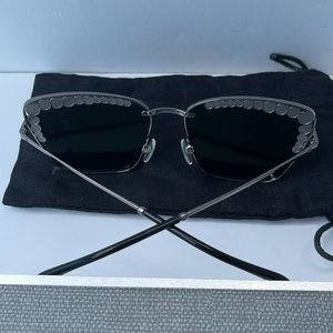CHANEL | Accessories | Authentic Chanel Metal Square Frame With Faux ...